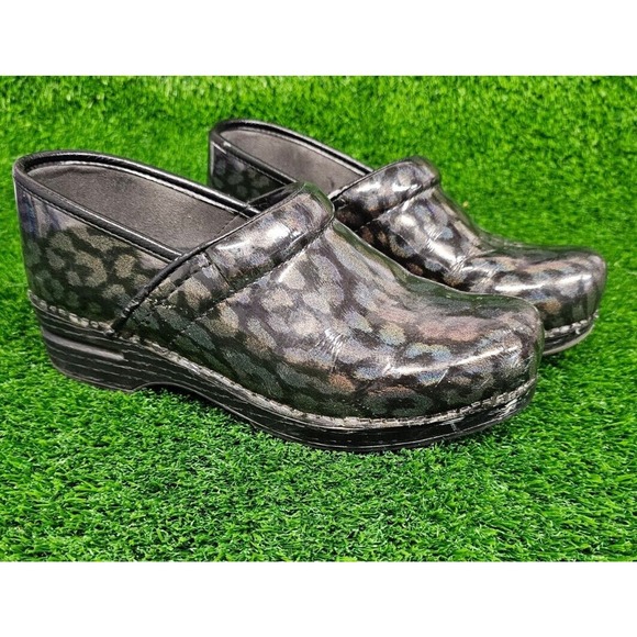 Dansko | Shoes | Dansko Size 4 Xp Slip Resistant Medical Clogs Leopard ...